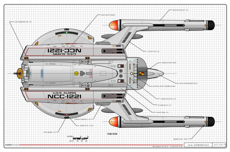 Heavy Cruiser, U.S.S. Aldrin, NCC-1221, Walker class starship: General ...