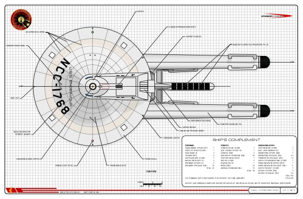 MK-VII-B Heavy Scout, U.S.S. Endeavour NCC-1768, Cygnus class starship ...