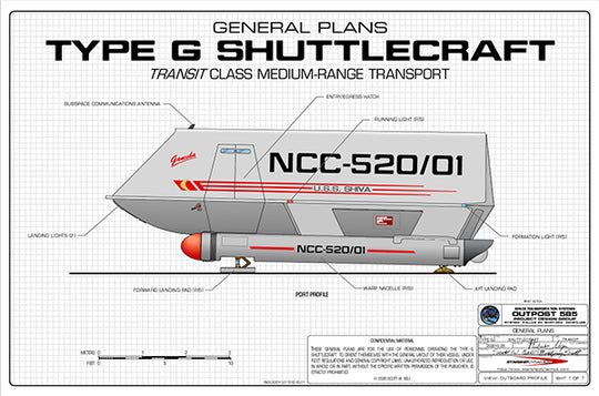 Type G Medium Range Shuttlecraft, Transit class – Starship Dynamics